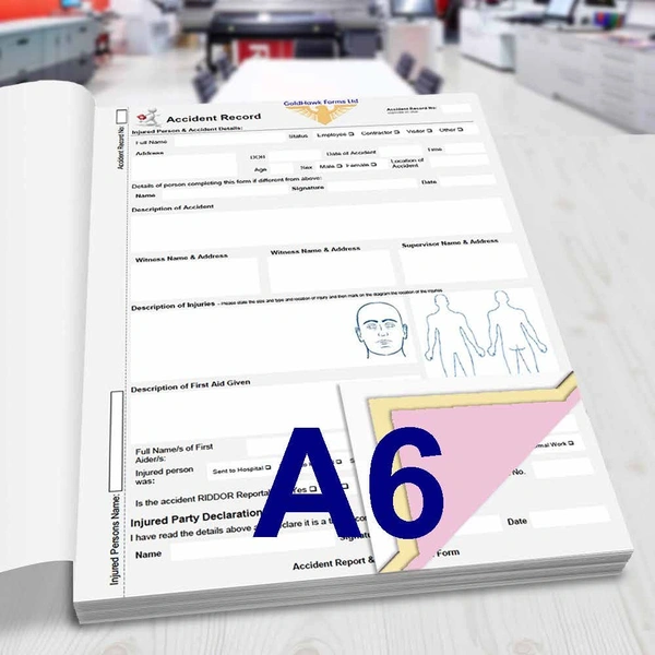 3 part A6 NCR books | Goldhawk Forms Limited